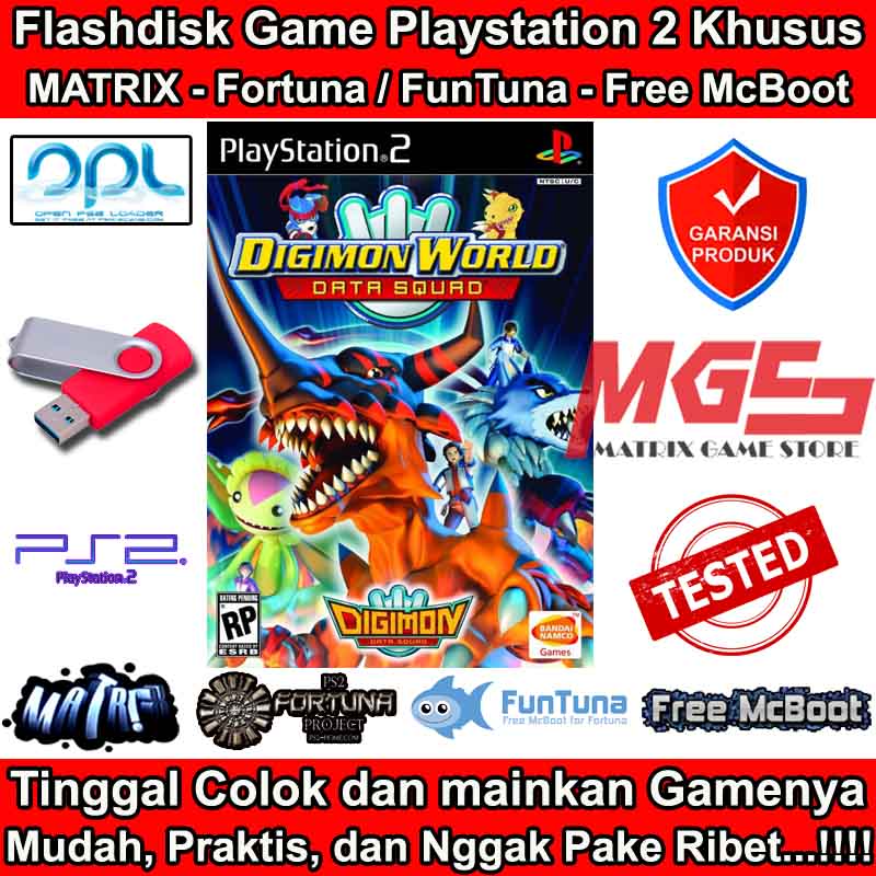 Flashdisk Game PS2 PS 2 Digimon World Data Squad | Lazada Indonesia