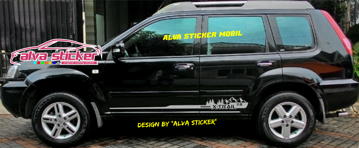 sticker stiker xtrail stiker list body mobil nissan x-trail all tipe ...