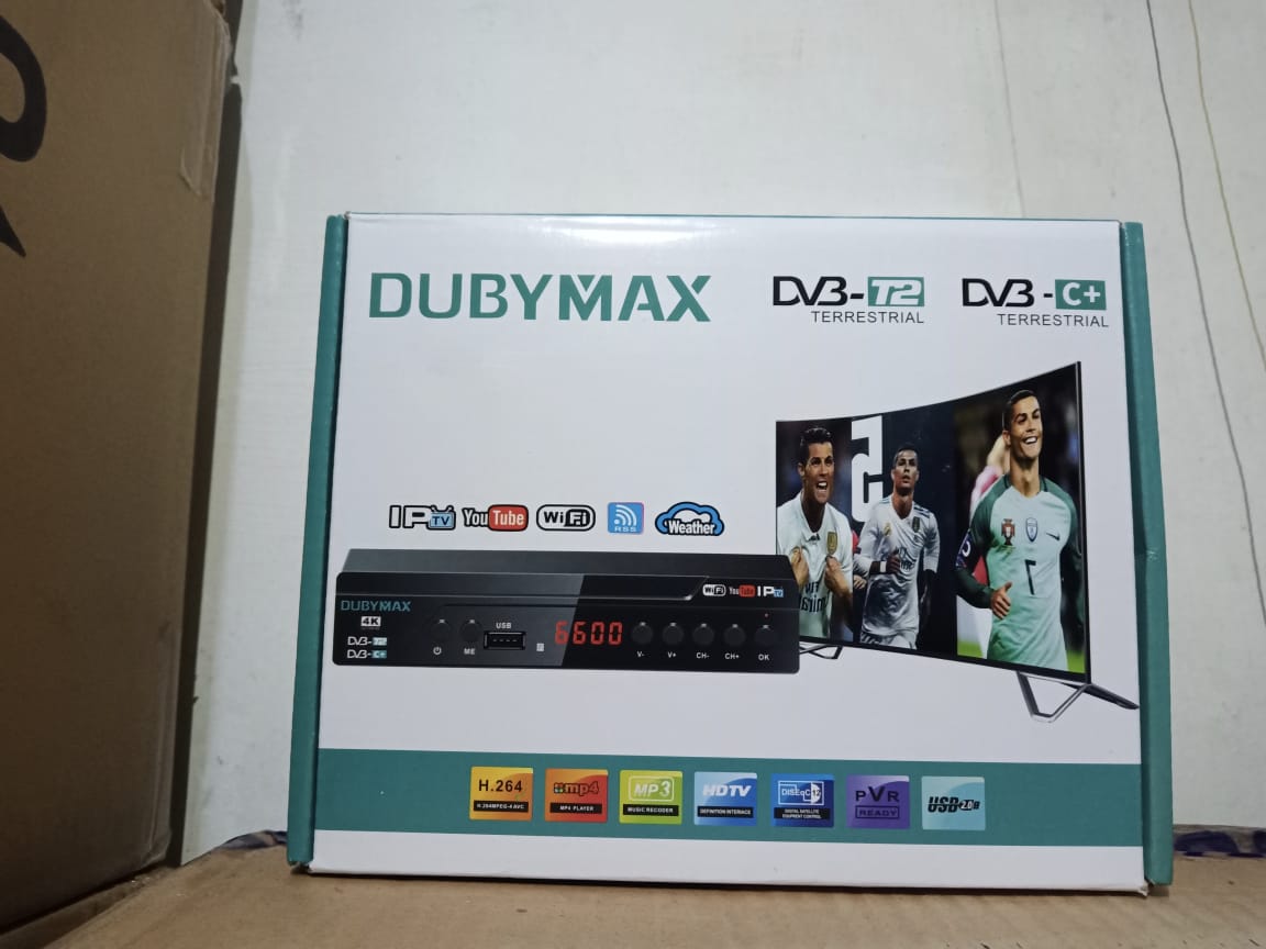 STB SET TOP BOX UHF DUBYMAX DIGITAL DVB T2 | Lazada Indonesia