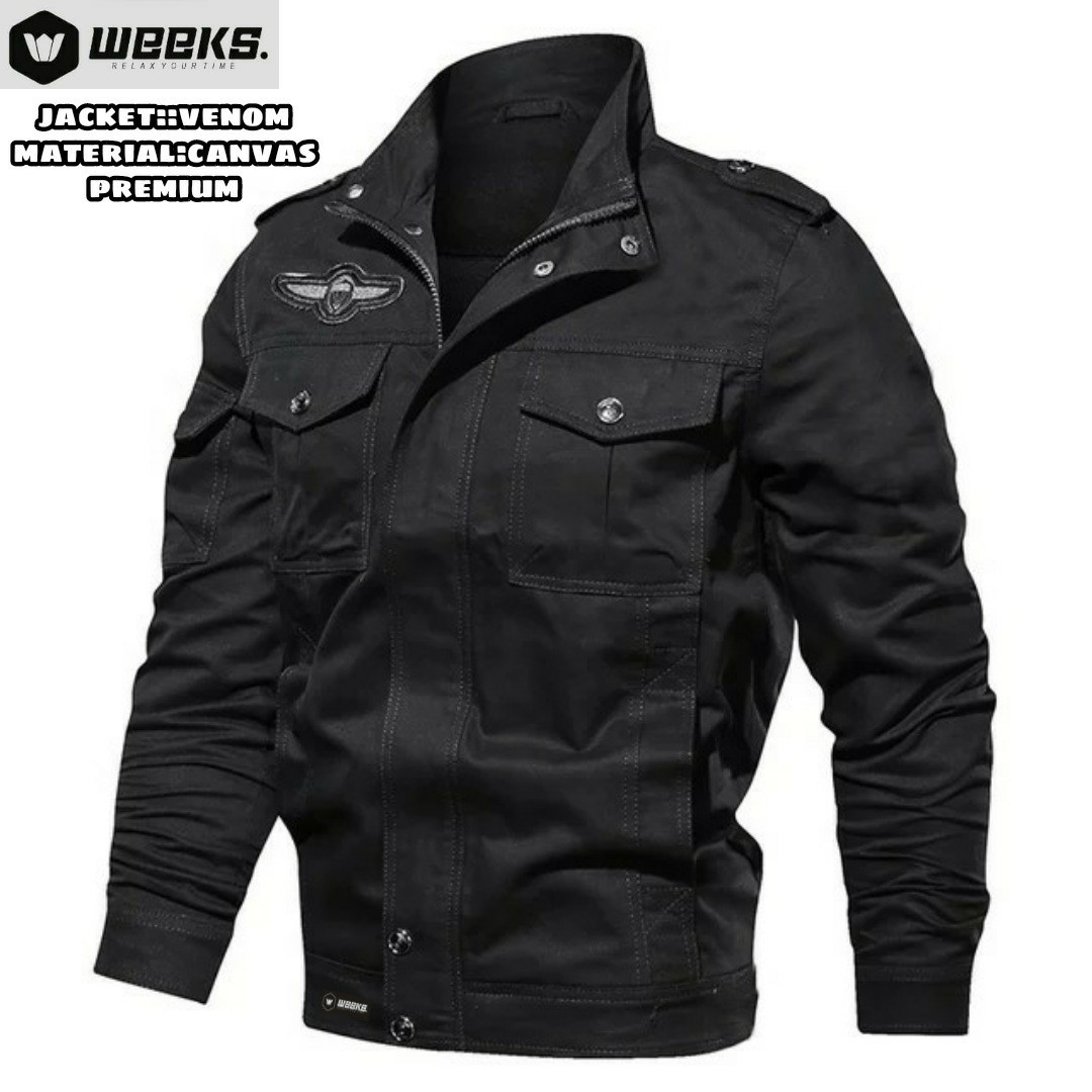 Jaket Bomber Parka Military Pria (venom) / Jaket Parka Pria | Lazada ...
