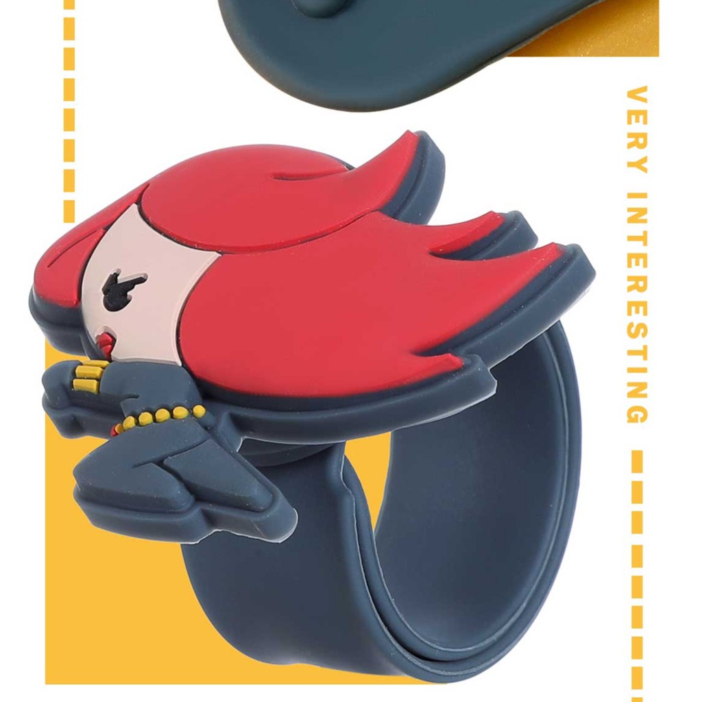 Miniso Official Marvel Slap Watch Jam tangan Anak iron man spiderman ...