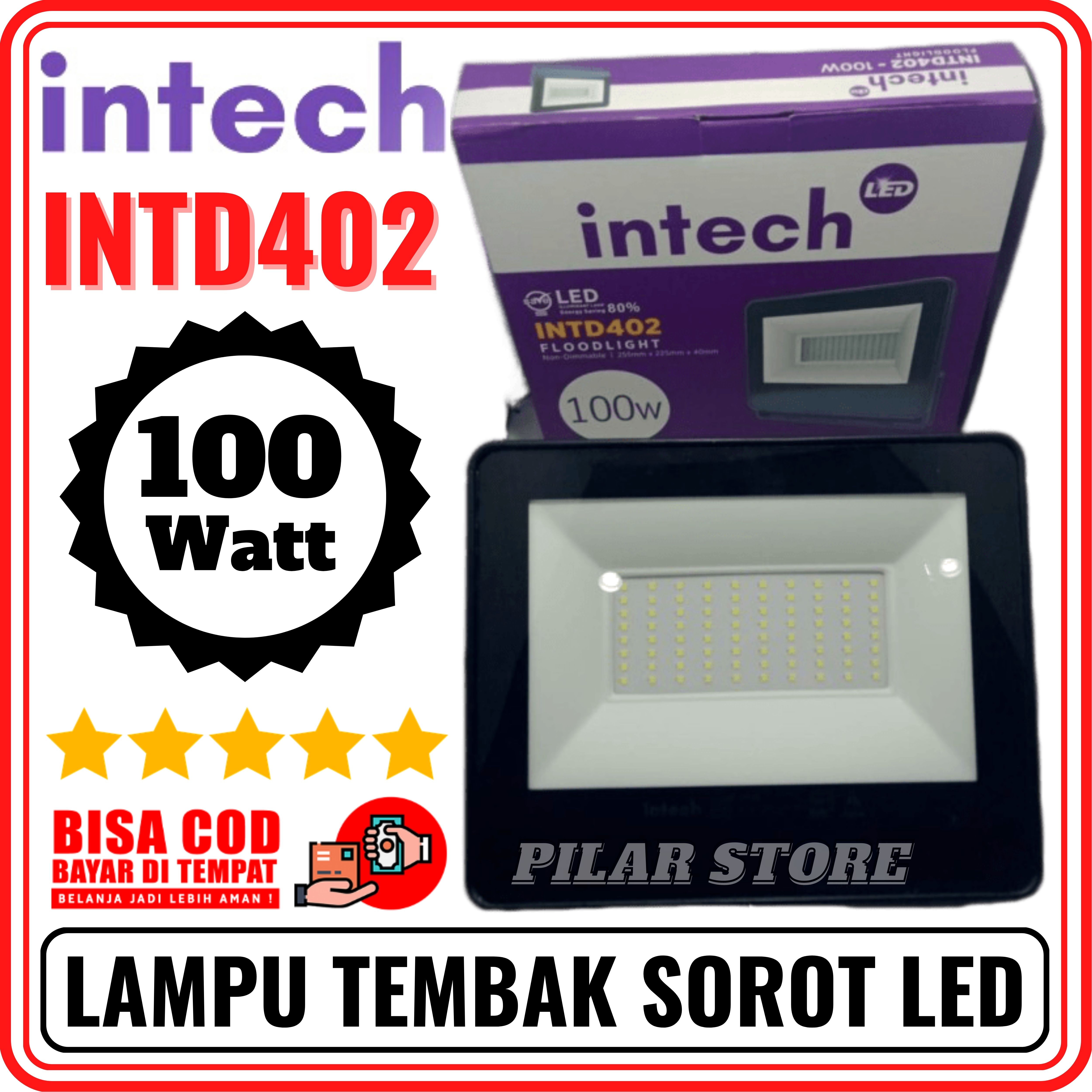 INTECH / IN-TECH Lampu Sorot LED 100W / Tembak / Panggung / Outdoor ...