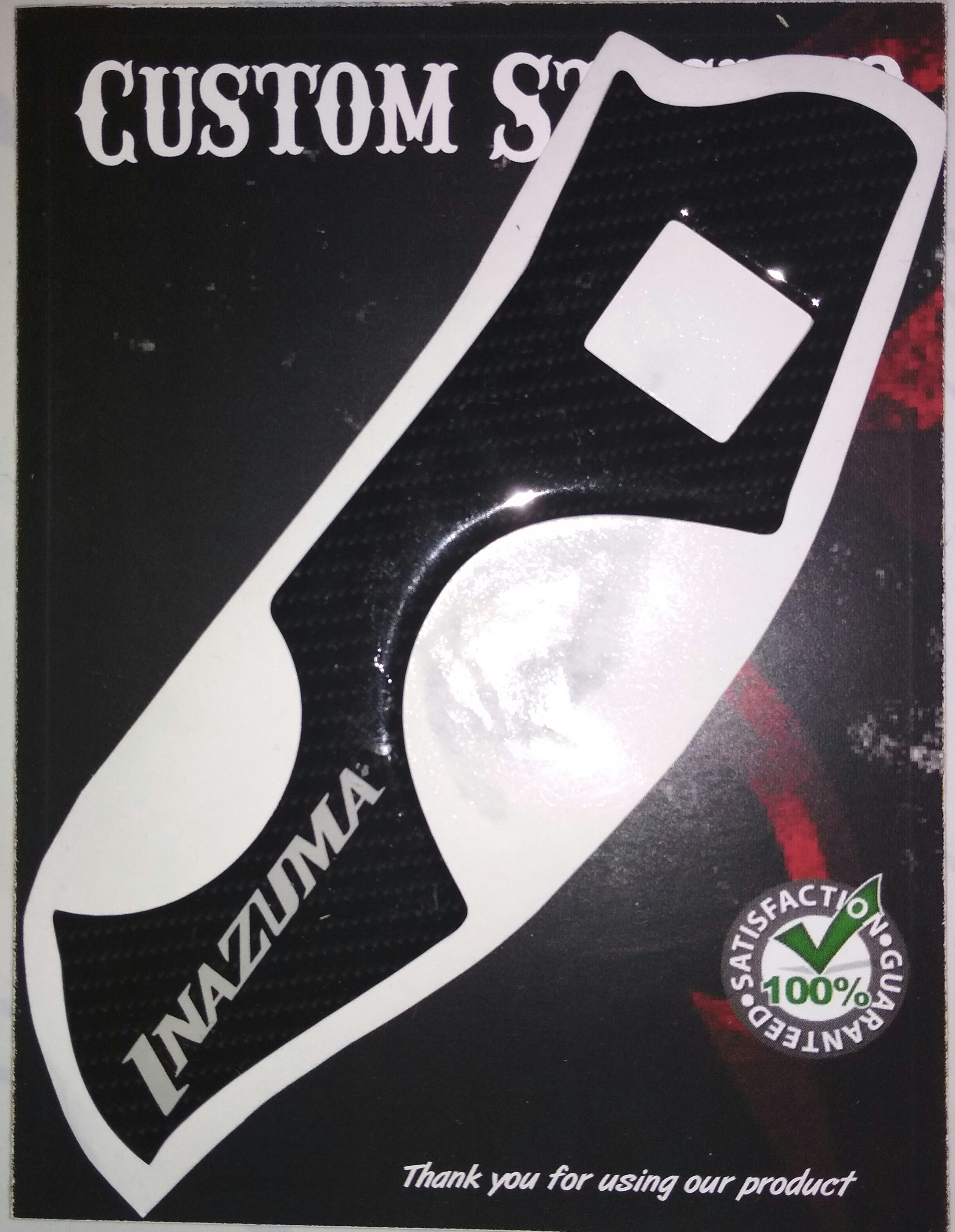 Sticker Segitiga Suzuki Inazuma 250 timbul hitam carbon | Lazada Indonesia