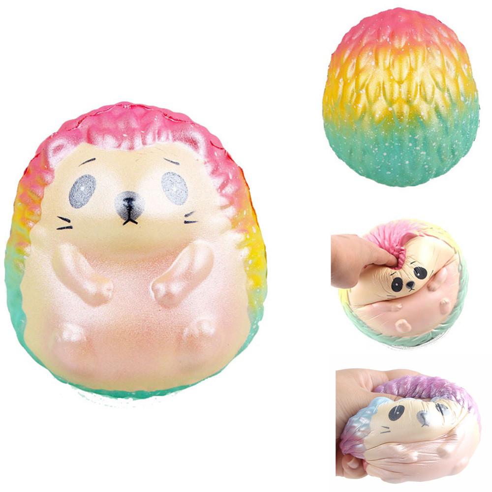 Hot Squishyของเล่นผ่อนคลายบีบGalaxy Hedgehogช้าRising Creamของเล่นใช้ ...