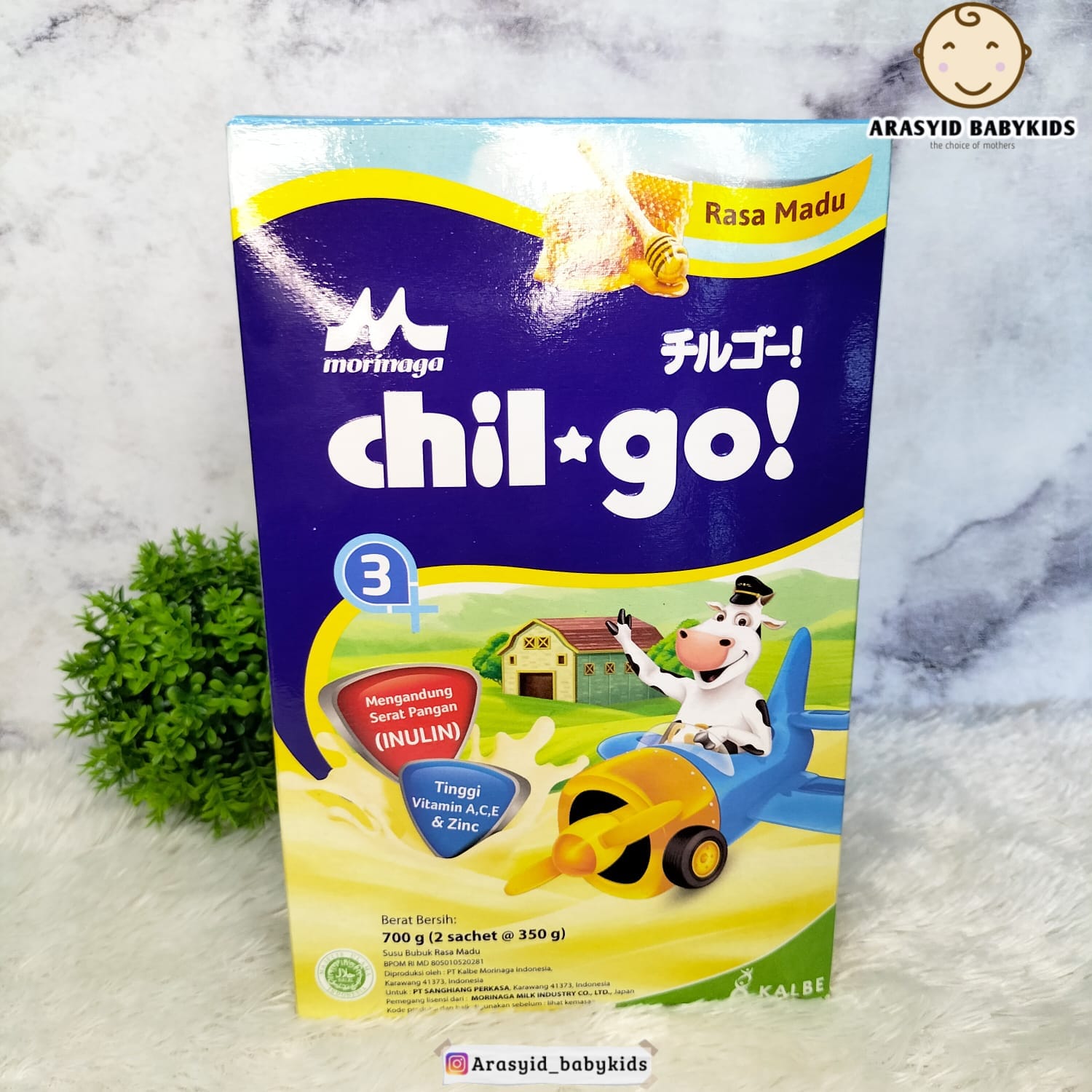 MORINAGA CHIL GO! 3+ Susu Bubuk Madu & Vanila Usia 3-12 Tahun Formula ...