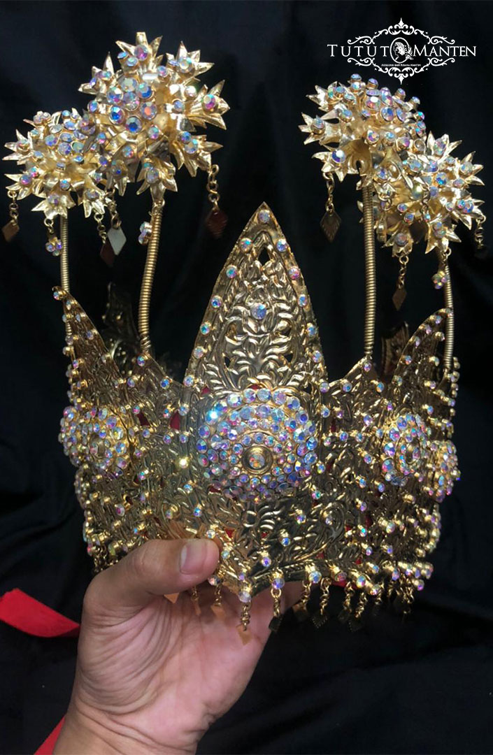 MAHKOTA PENGANTIN / MAHKOTA ADAT / MAHKOTA PALEMBANG | Lazada Indonesia