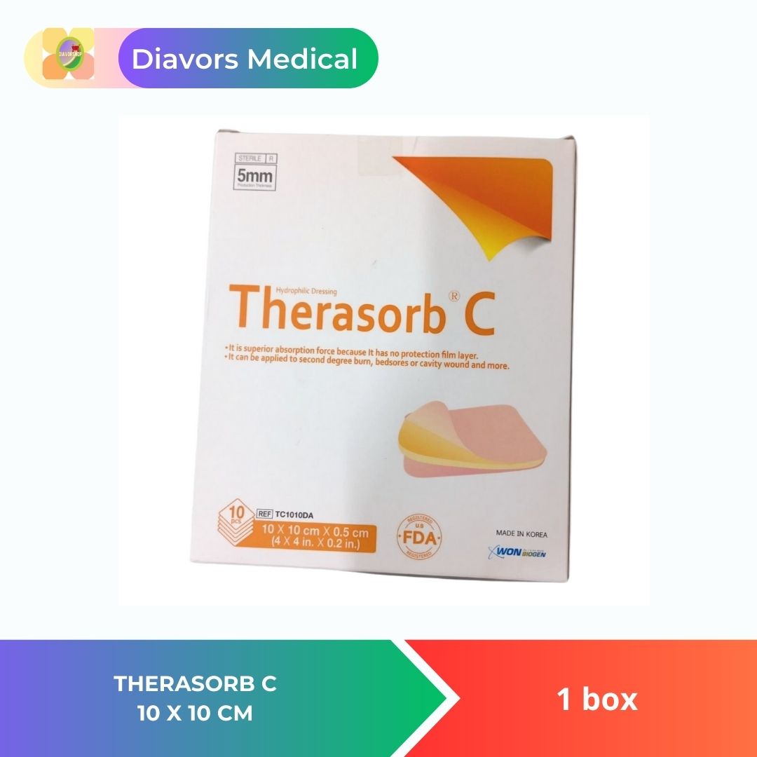 Therasorb C 10cmx10cm foam dreesing /menyerap cairan luka dan bakteri 1 ...