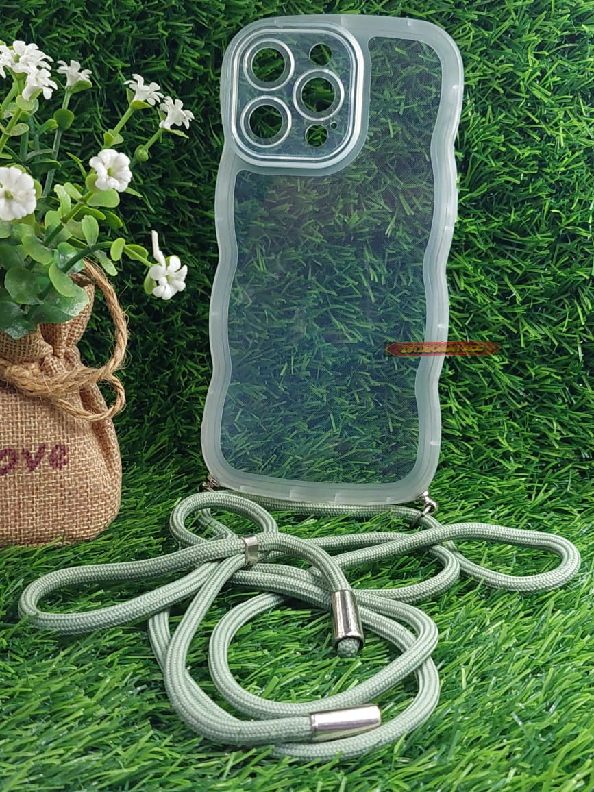 CASING GELOMBANG BENING+TALI BERWARNA ( IPHONE 14 PROMAX) CASE KELUARAN ...