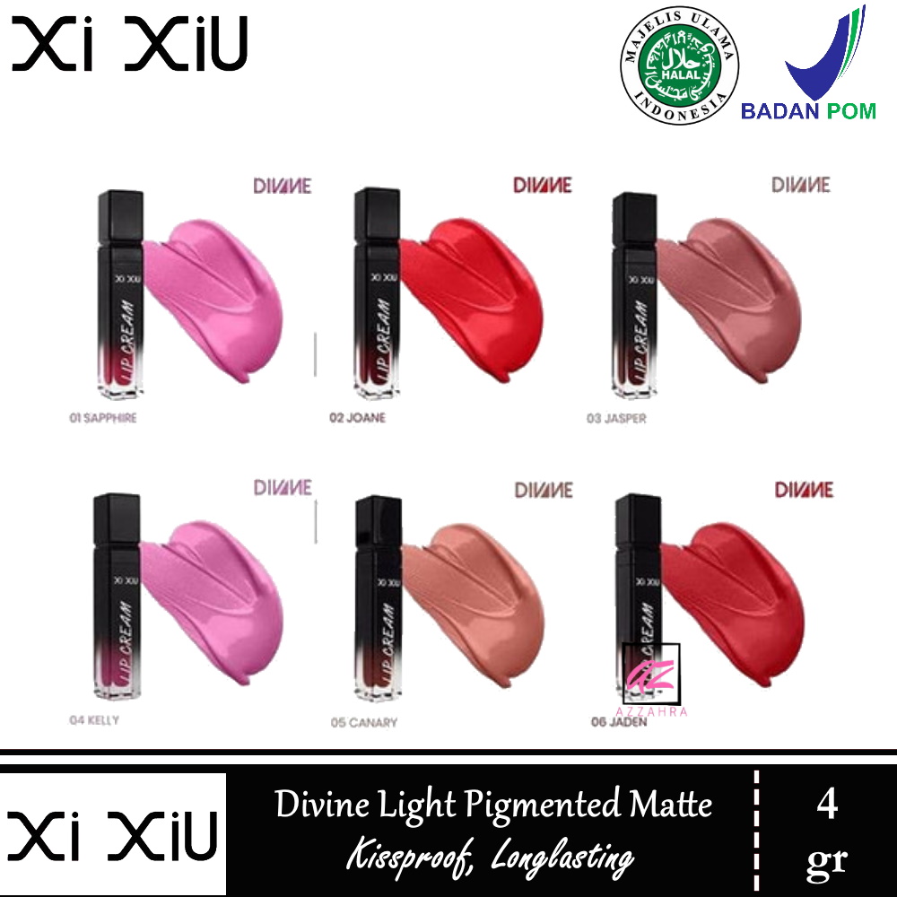 XI XIU Divine Light Pigmented Matte ( Lip Cream ) - 4gr | Lazada Indonesia