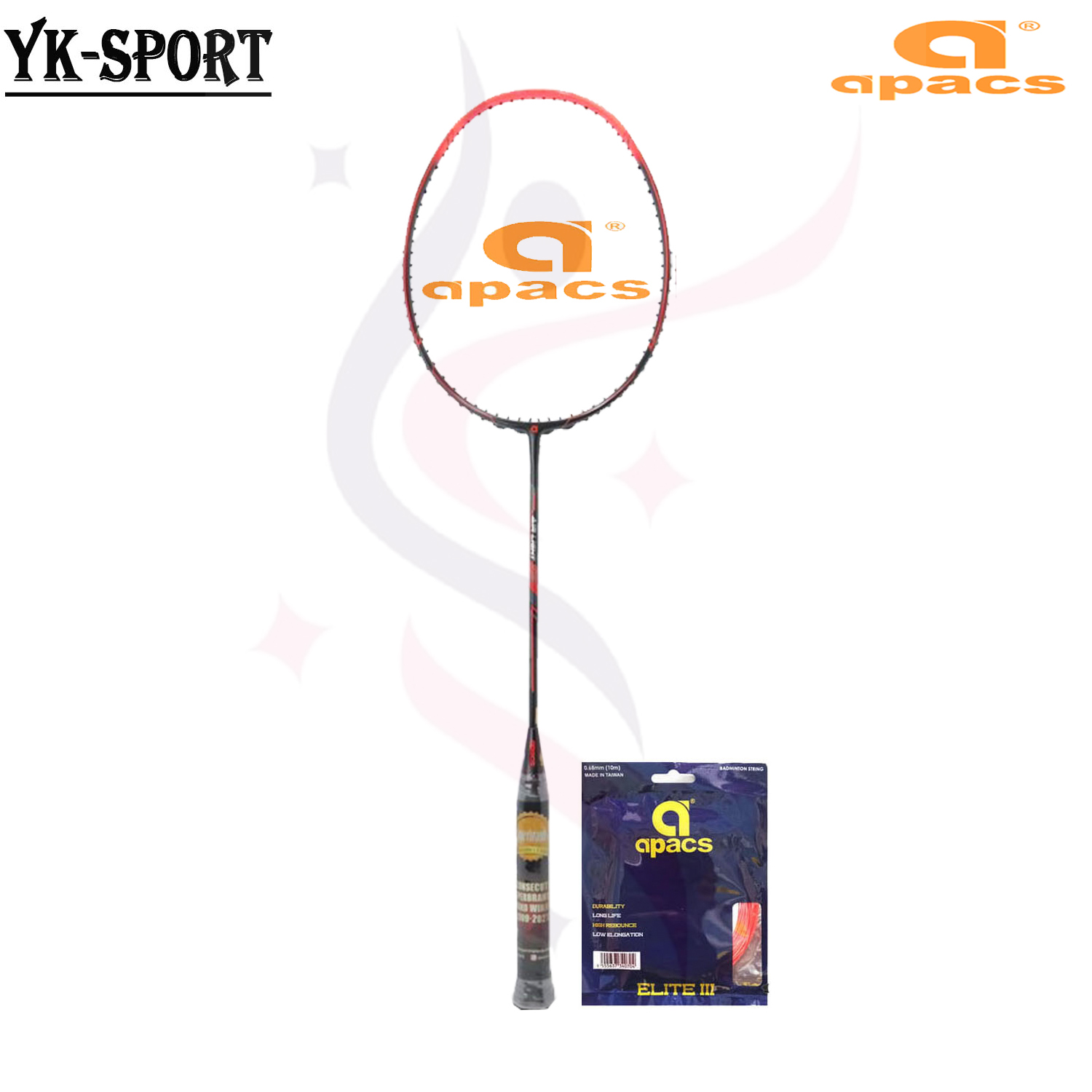 Raket Badminton Apacs Air Light 79 Bonus Komplit Raket Apacs Air Light ...