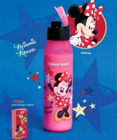 MICKEY MINNIE BOTTLE TUPPERWARE MIKI MINI BOTOL TUPPERWARE 500 ML PROMO ...