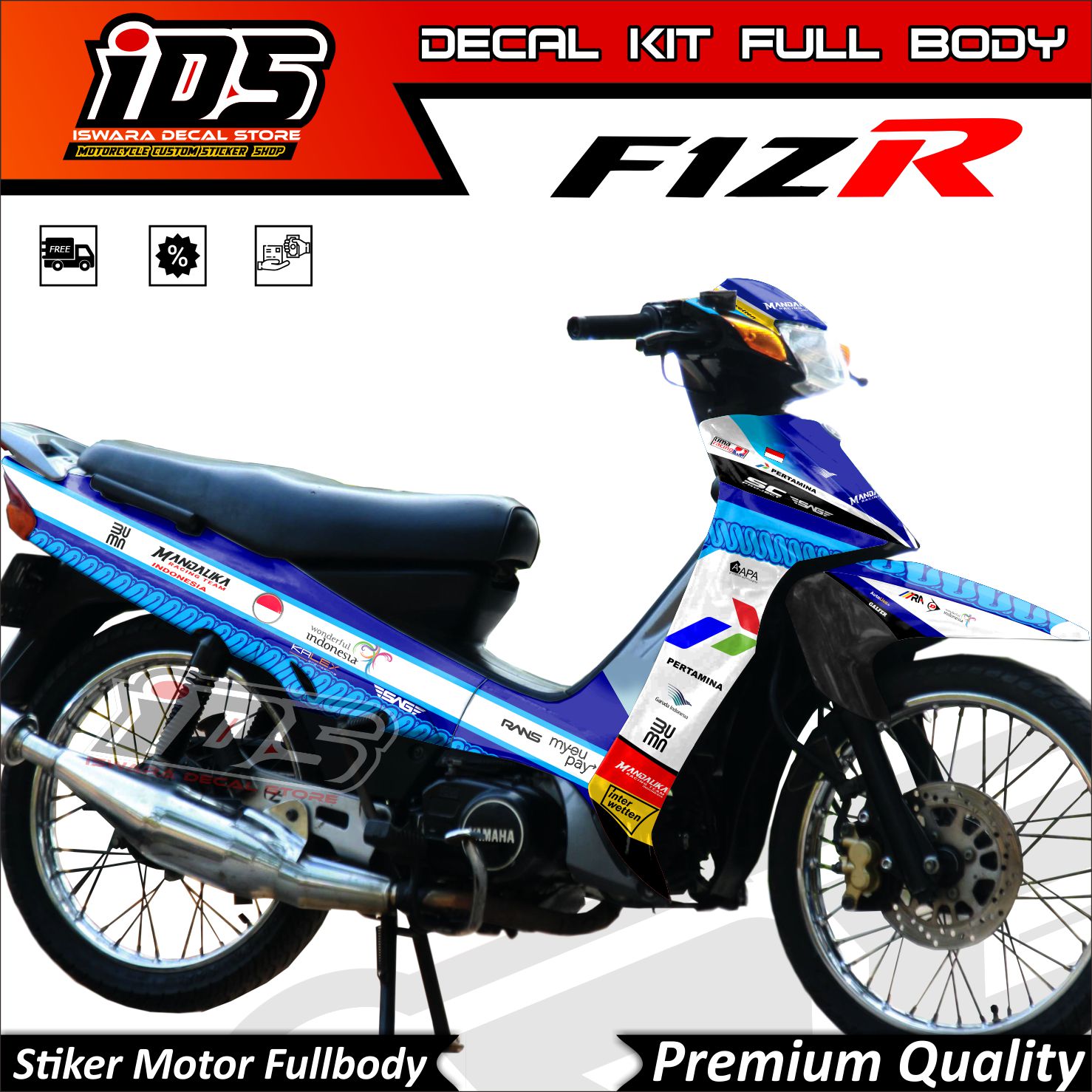 Decal Fiz R Decal F1zr Stiker Fiz R Variasi Decal Fizr Stiker Motor Fiz ...