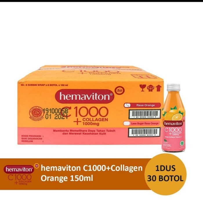 minuman vitamin c isi 30, tersedia oronamin C, YOU C 1000, hemaviton C ...