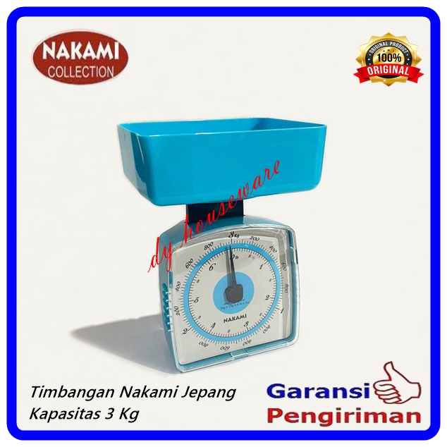 Timbangan Dapur Nakami 3 Kg / Timbangan Kue Manual / Timbangan Jarum ...
