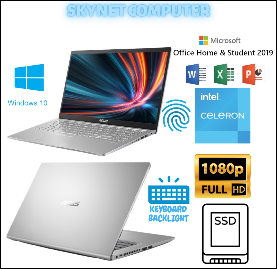 ASUS VIVOBOOK A509FA INTEL 4305U RAM8GB SSD512GB 15,6FHD WINDOWS 10 ...