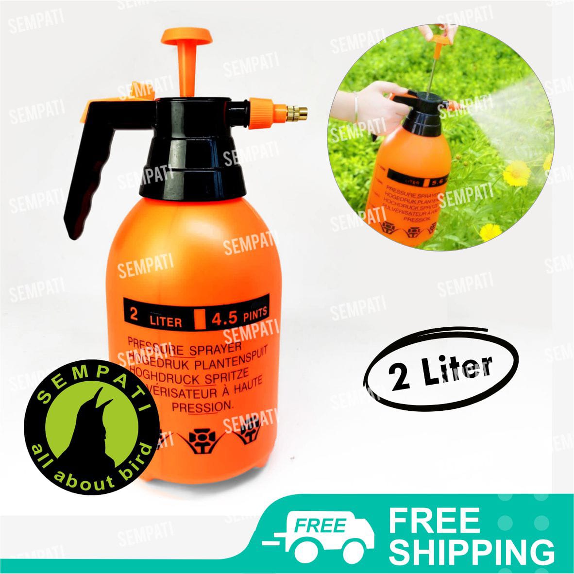 SEMPATI Semprotan 2 Liter Spray Gun Pompa Hand Pump Alat Semprot ...