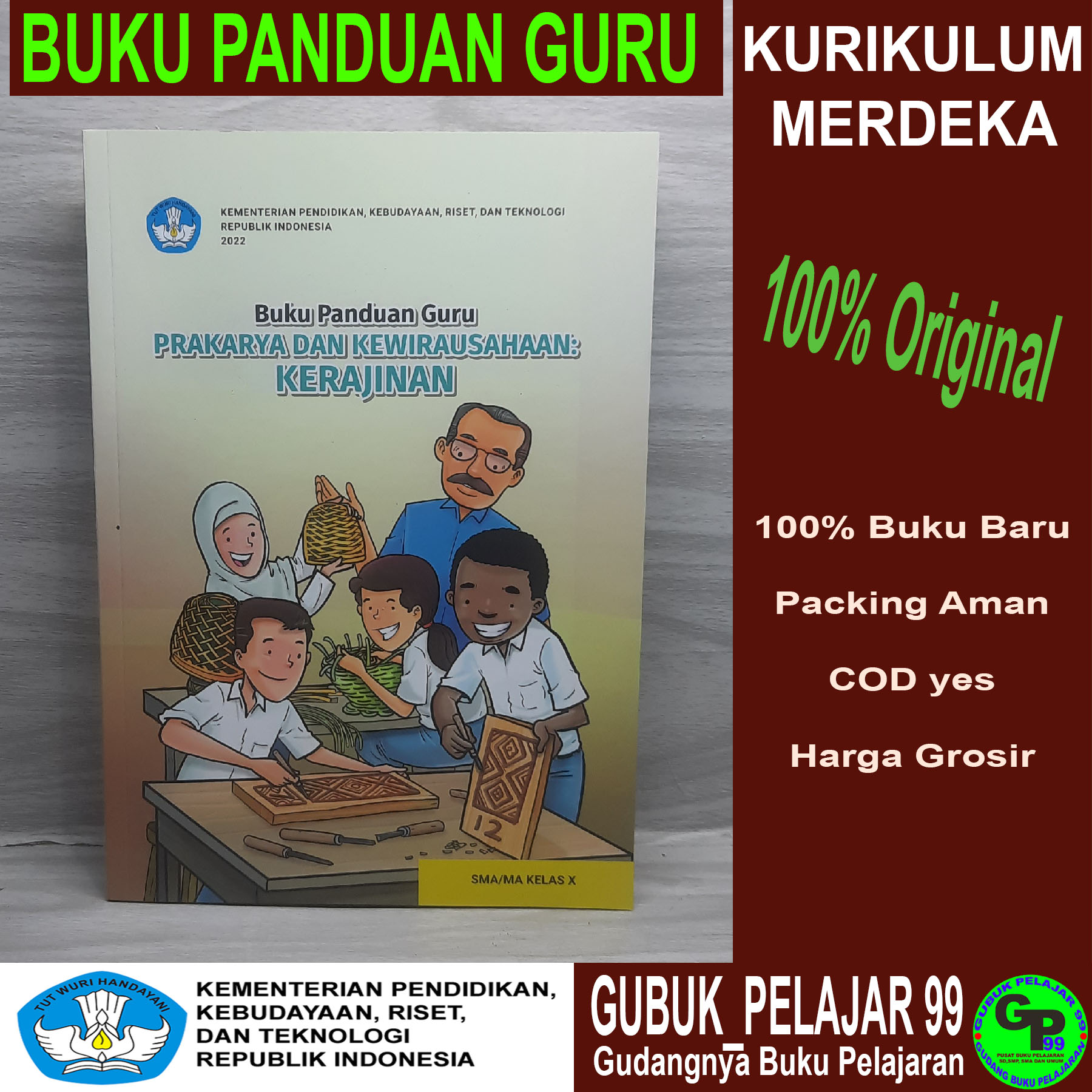 Buku Panduan Guru PRAKARYA DAN KEWIRAUSAHAAN (Kerajinan X) Untuk SMA/SMK Kelas 10 Kurikulum ...