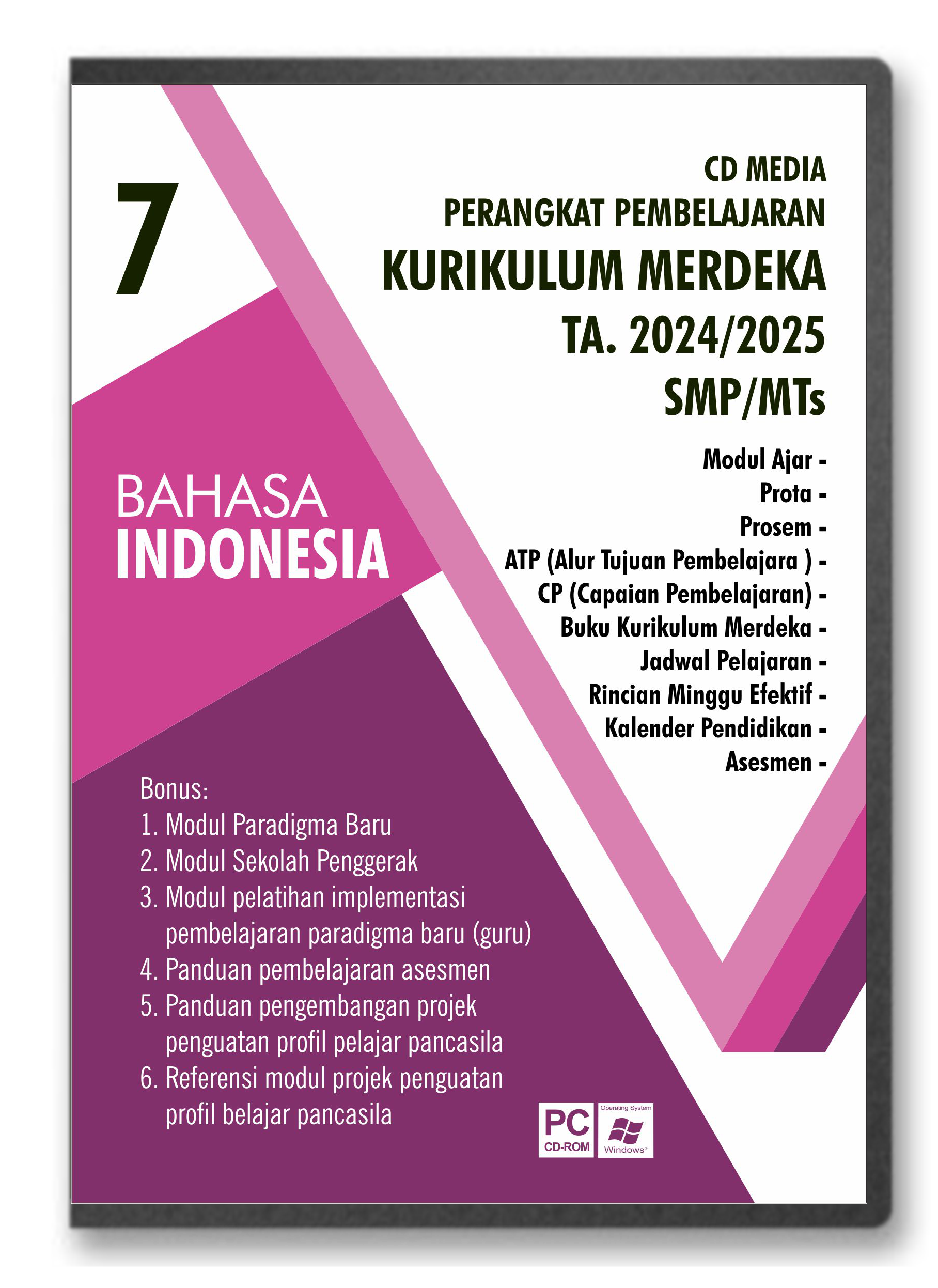 CD PERANGKAT MODUL AJAR KURIKULUM MERDEKA (KUMER) BAHASA INDONESIA KLS ...