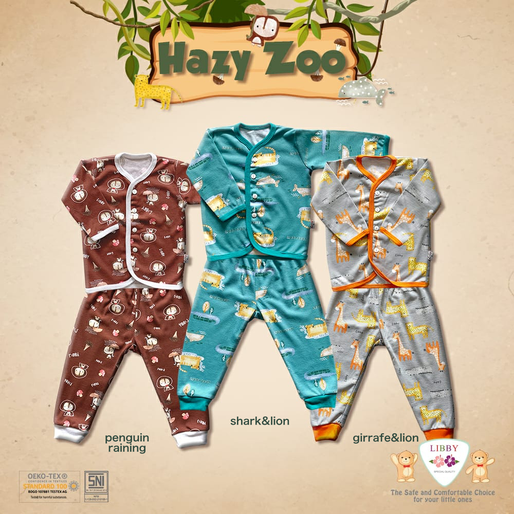 LIBBY Set Baju Panjang & Celana Panjang Ukuran 6-24 Bulan | Lazada ...