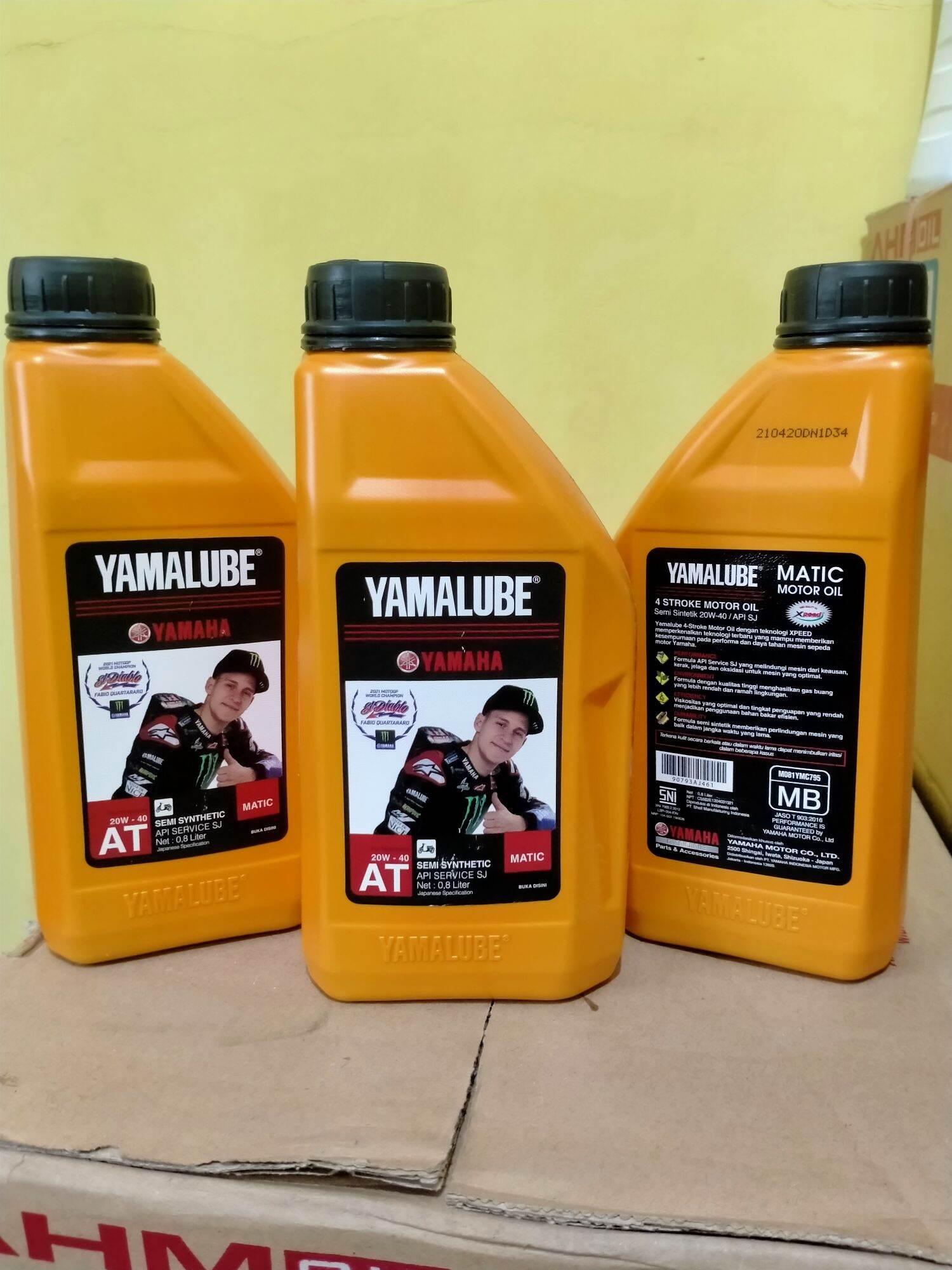 3 BOTOL YAMALUBE MATIC 800ML OIL SCOOTER YAMAHA | Lazada Indonesia