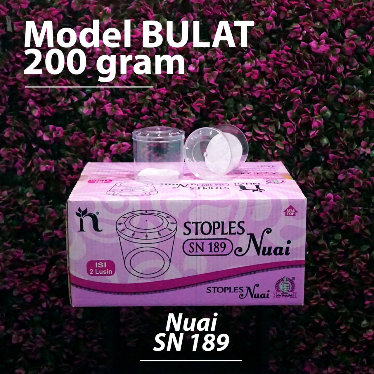 Toples Nuai SN 189 - Model Bulat - Volume 200 gram - 0.2 kg | Lazada Indonesia