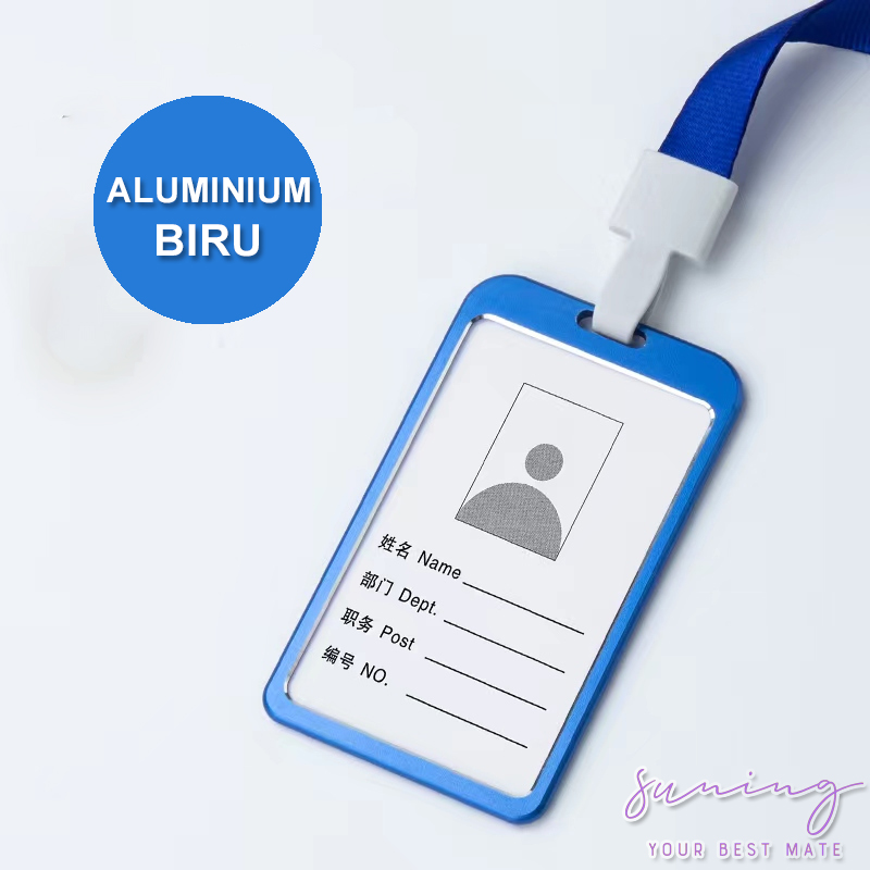 Aluminium ID Card Holder bahan alumunium bermutu tempat id card metal ...