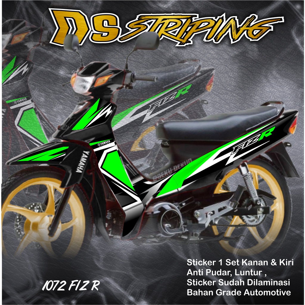 1072 Stiker Striping FIZ R Grafik Simpel Warna Variasi List | Lazada ...