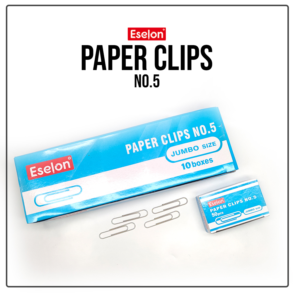 Paper clip / Klip / Paper clip Jumbo size / Penjepit kertas Eselon no 5 ...