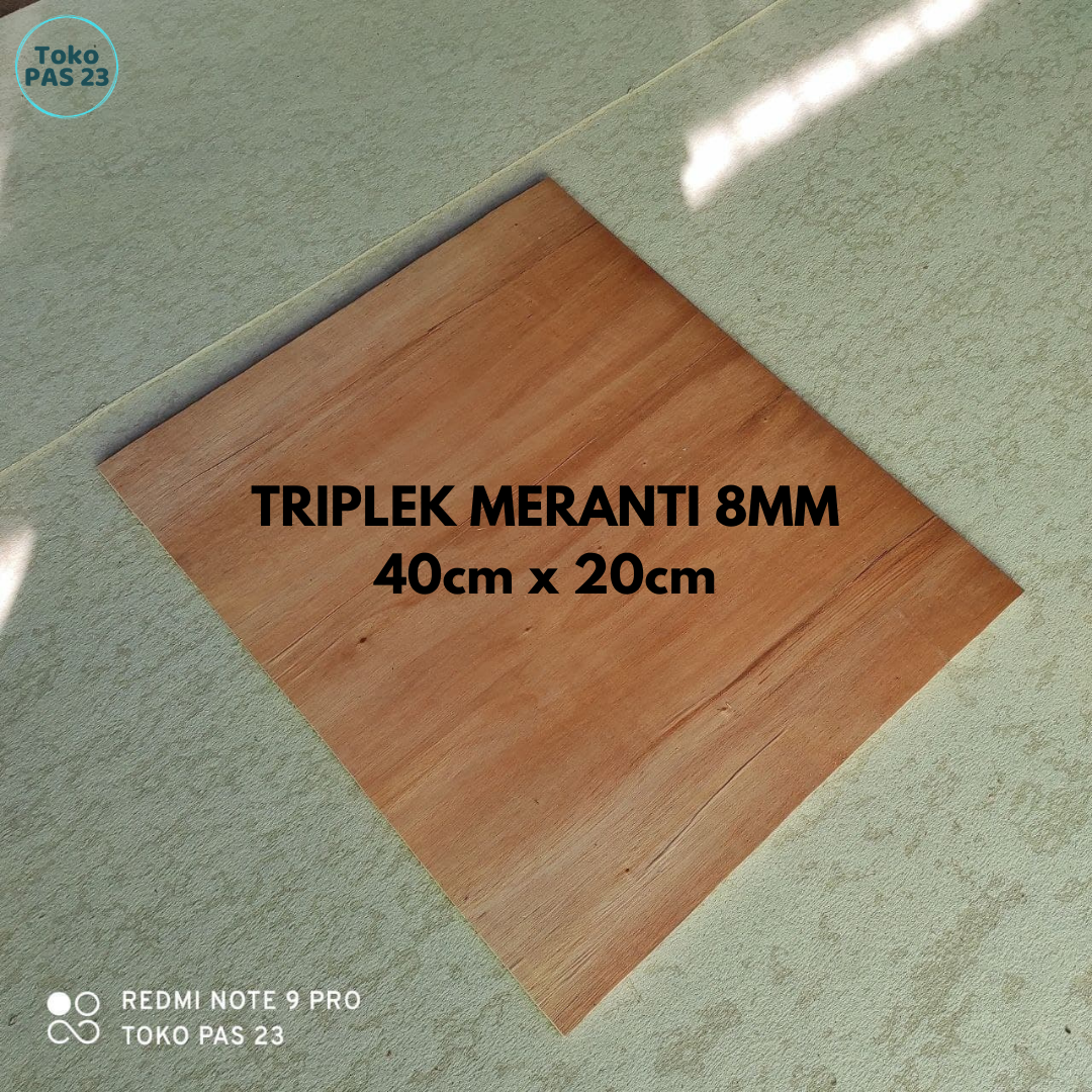 TRIPLEK / MULTIPLEK / PAPAN KAYU LAPIS / PLYWOOD UKURAN 40cm x 20cm ...