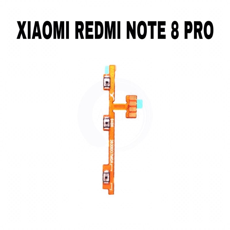 FLEKSIBEL XIAOMI REDMI NOTE 8 PRO FLEXIBLE TOMBOL POWER ON OFF + VOLUME ...