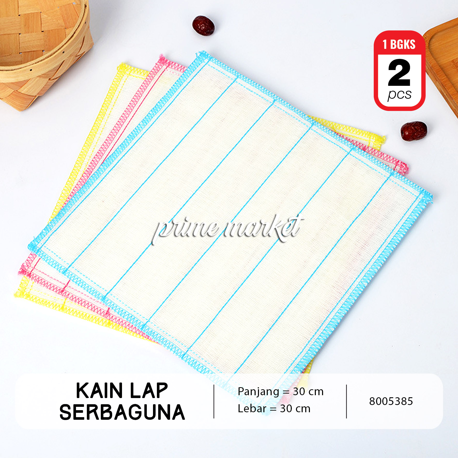 Kain Lap Serbaguna Kain Lap Katun Kasa Kain Lap Cuci Piring Kain Lap ...