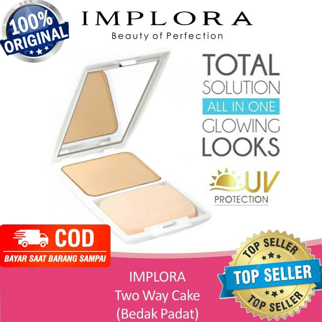IMPLORA TWC Lightening Two Way Cake - Bedak Padat | Lazada Indonesia
