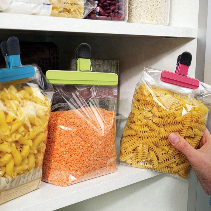 Large Chip Bag Clips Food Clips Plastic Heavy Duty Air Tight Seal Grip ...