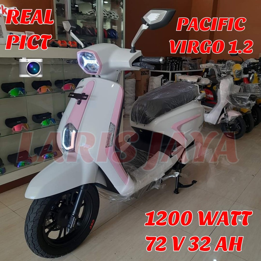 MOTOR LISTRIK PACIFIC VIRGO 1.2 TERBARU 2024 MOTOR PACIFIC VIRGO 1.2 ...