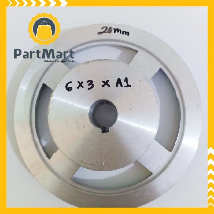 Pulley / puli / pully Aluminium A 1 X 6 Inch X 20mm | Lazada Indonesia