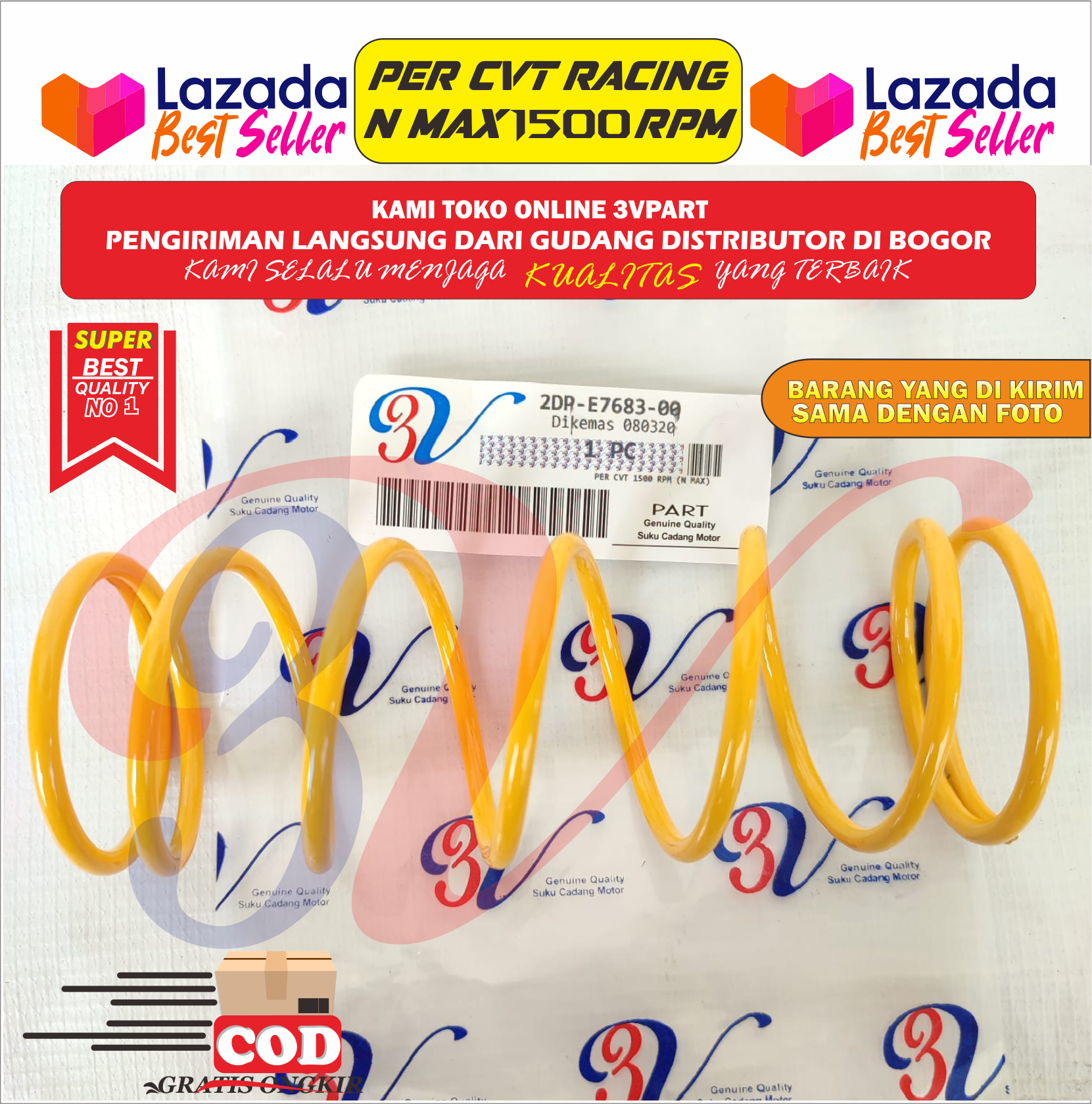 PER CVT YAMAHA NMAX 1500 RPM 2DP-E7683-00 | Lazada Indonesia