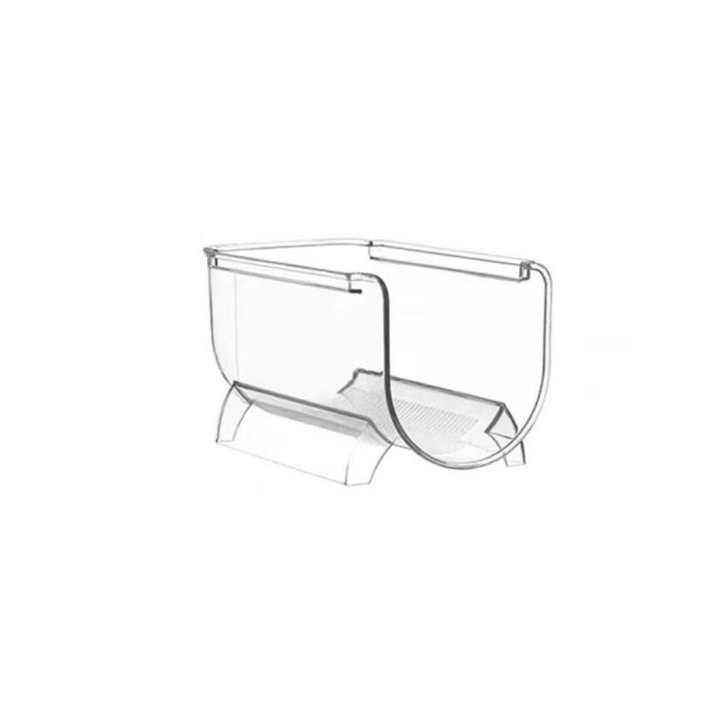 WEISHIMAN Transparent 1/2/3 Gird Space Saving Bottles Display Shelf ...