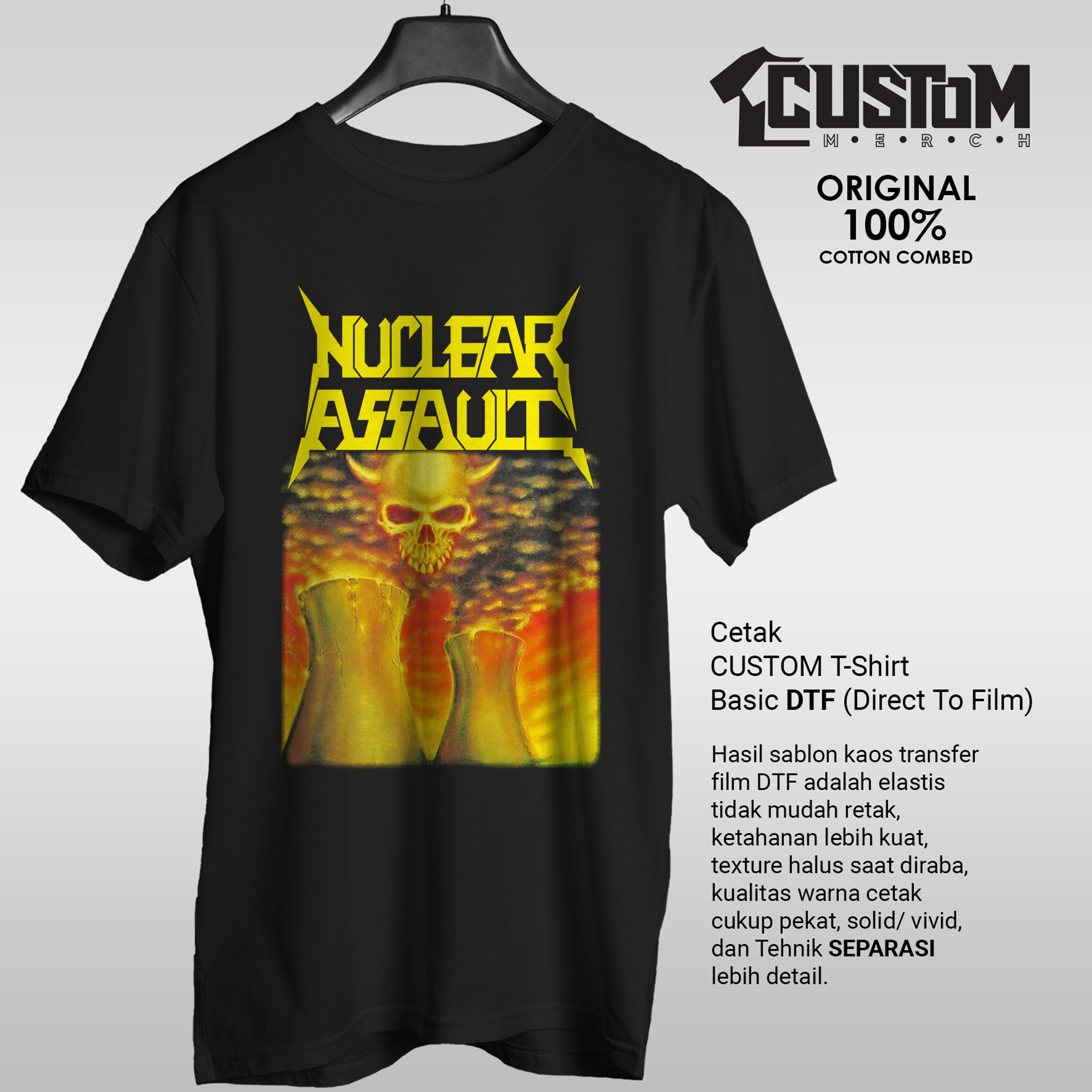 Kaos Band Nuclear Assault Survive/ Kaos Band Nuclear Assault/ Tshirt ...
