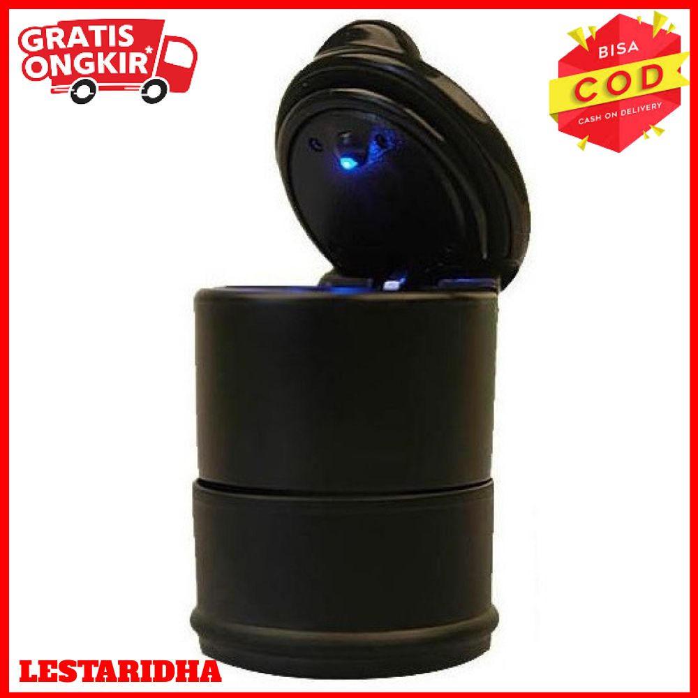 Asbak Mobil dengan Lampu LED / Noctilucent ABS Car Ashtray with LED ...