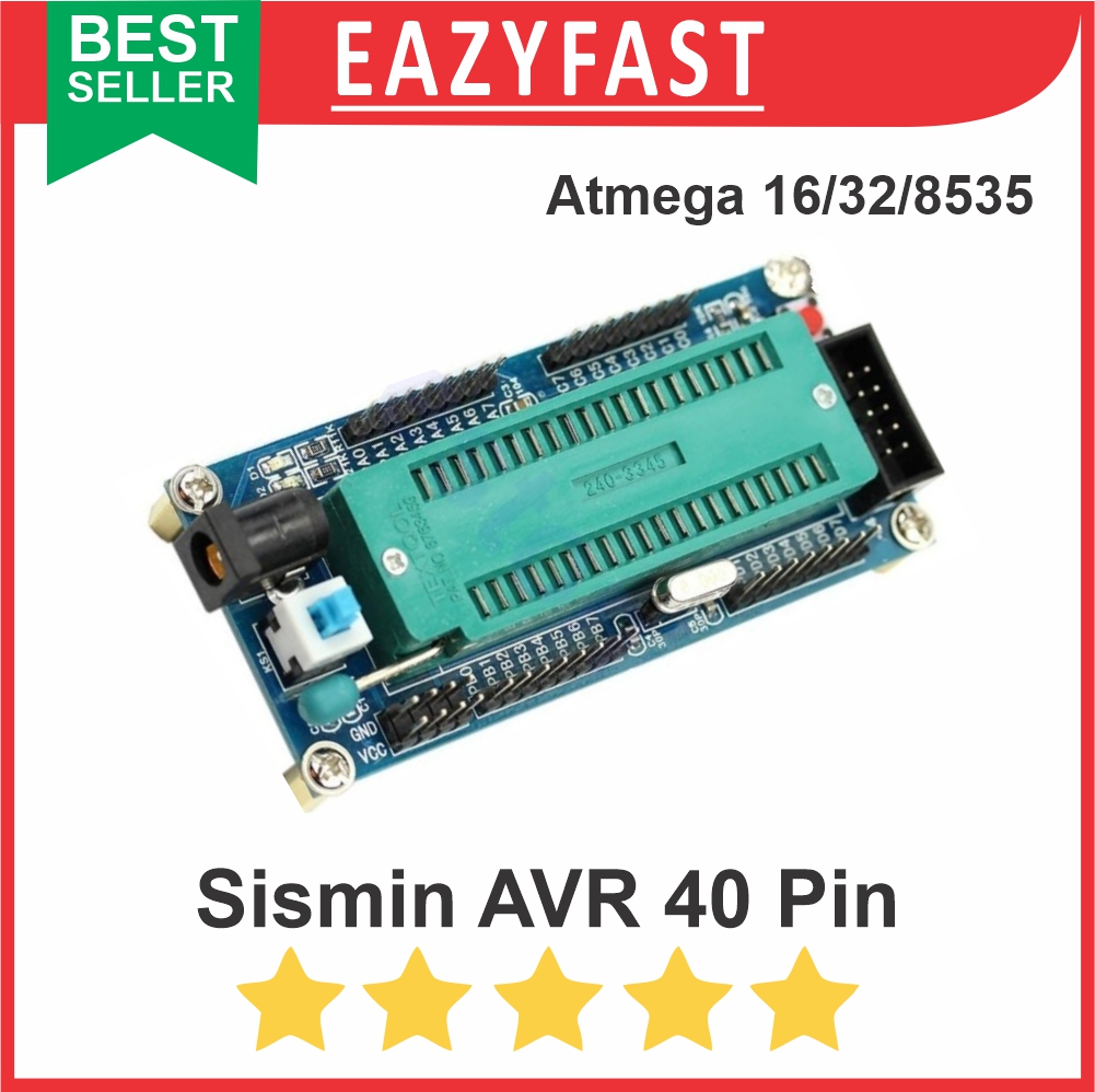 Sistem Minimum System Atmega16 Atmega32 Atmega8535 40 Pin AVR Sismin | Lazada Indonesia
