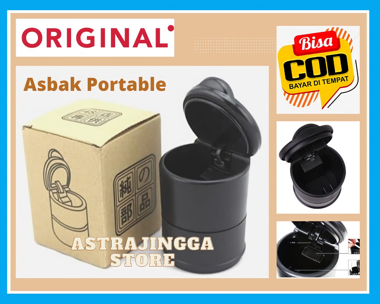 Asbak Rokok Asbak Portable Mobil Cara Ashtray Asbak Mobil Asbak Abu ...