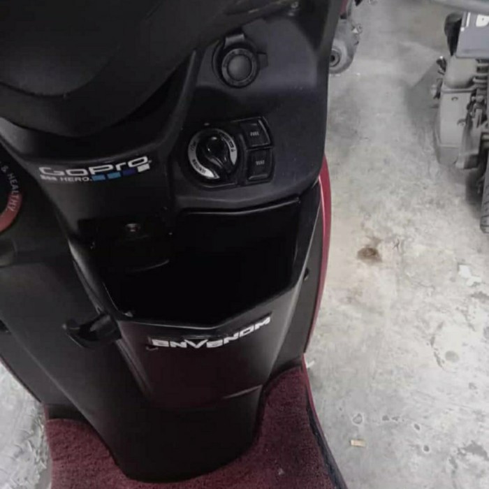 BAGASI BARANG BOX DECK DEPAN YAMAHA FREEGO ATAU MIO GRAVIS BY ENVENOM ...