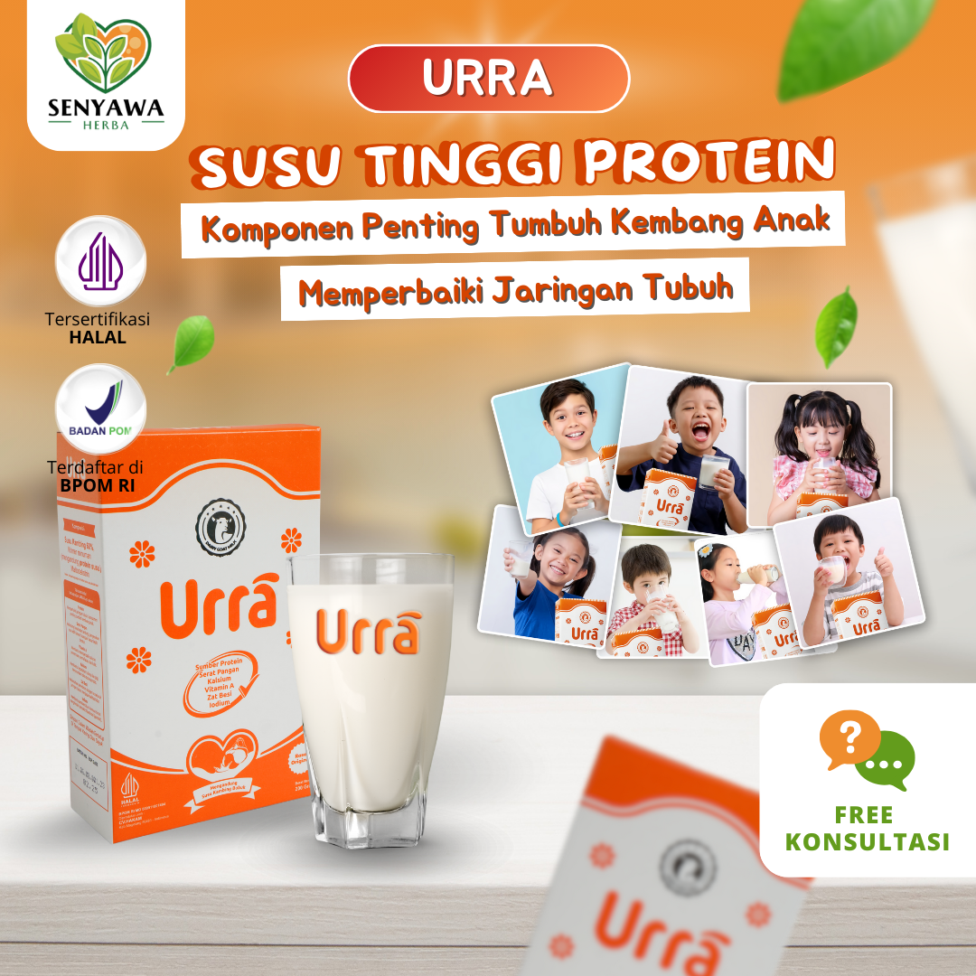 URRA Susu Tinggi Protein Komponen Penting Tumbuh Kembang Anak dan ...