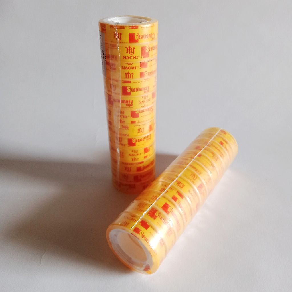 Grosir 1 pack (isi 12 pcs) Isolasi Plastik Bening Nachi Kecil Selotip ...