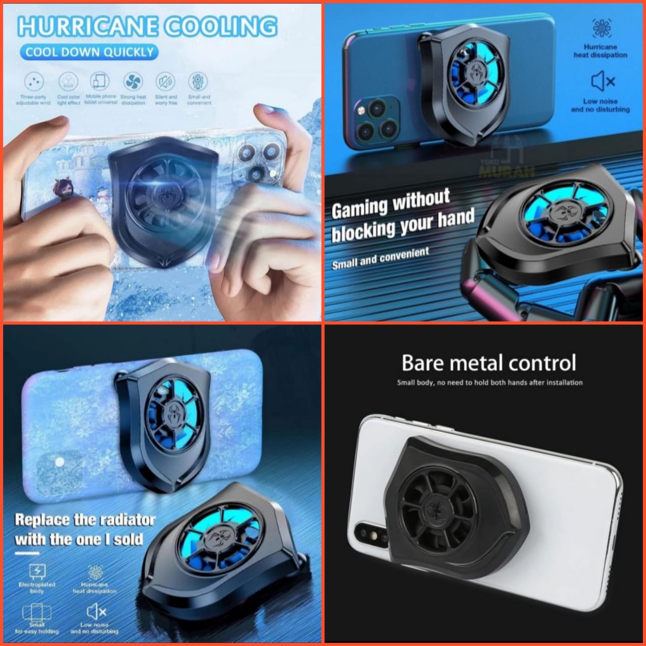 Pendingin hp Mobile Cooling Fan Handphone Cooler radiator HP | Lazada ...