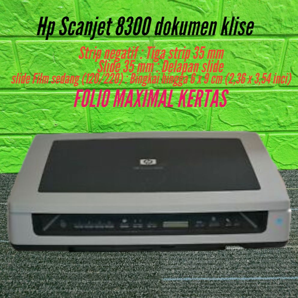 Scanner HP Scanjet 8300 scan dokumen dan klise Maximal folio bisa color ...