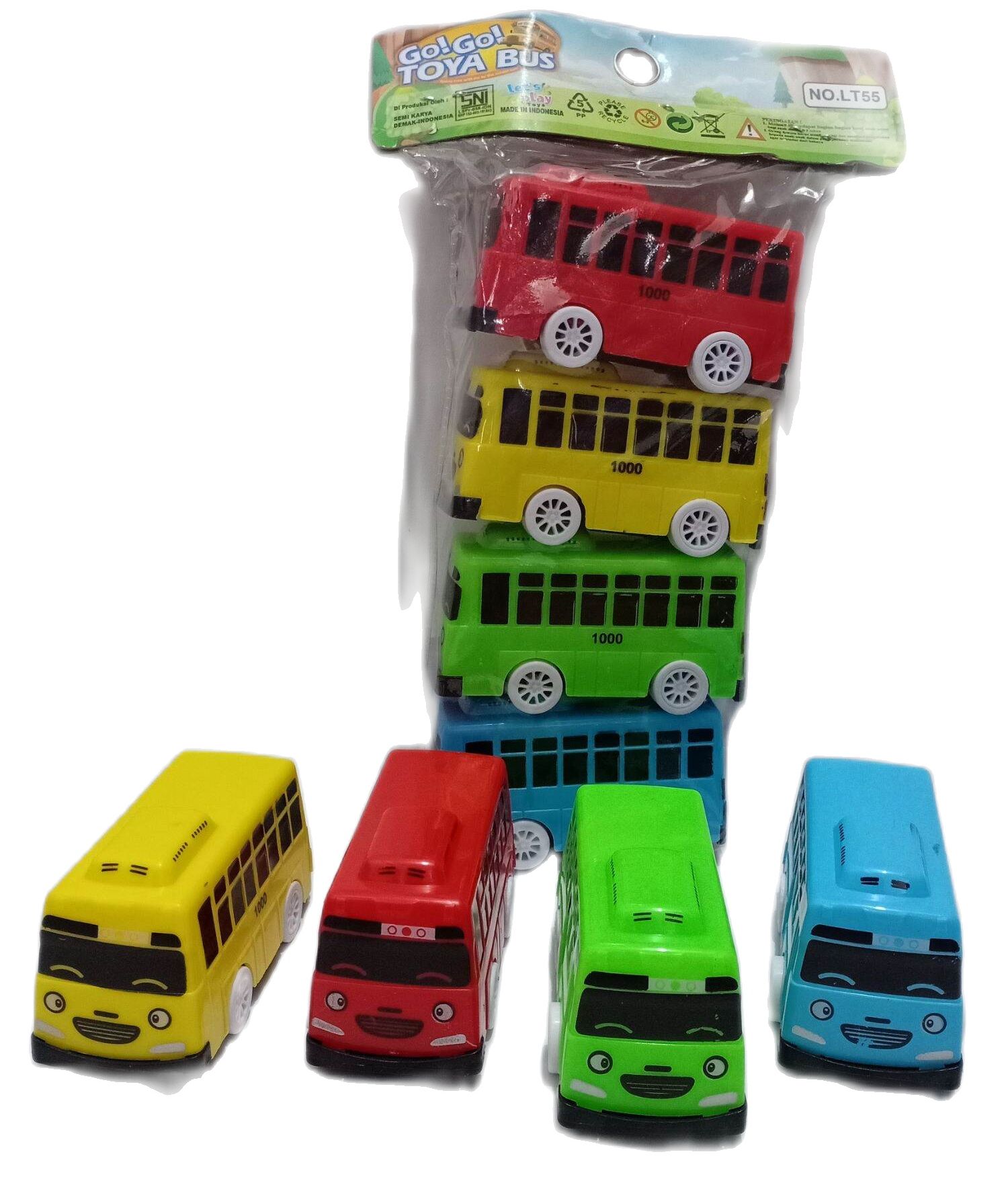 COD MAINAN MURAHH MAINAN MOBIL TAYO ISI 4 / MAINAN MINI BIS TAYO ...