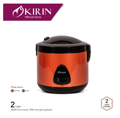 Rice Cooker 2 Liter Kirin KRC-238 | Lazada Indonesia