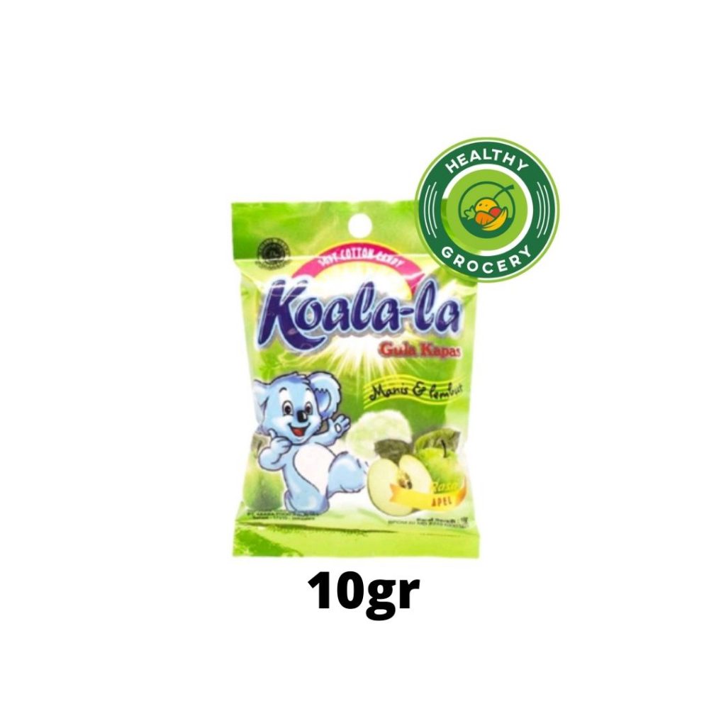 koalala Soft Cotton Candy Apple 10gr / Permen Gula Kapas Rasa Apel ...