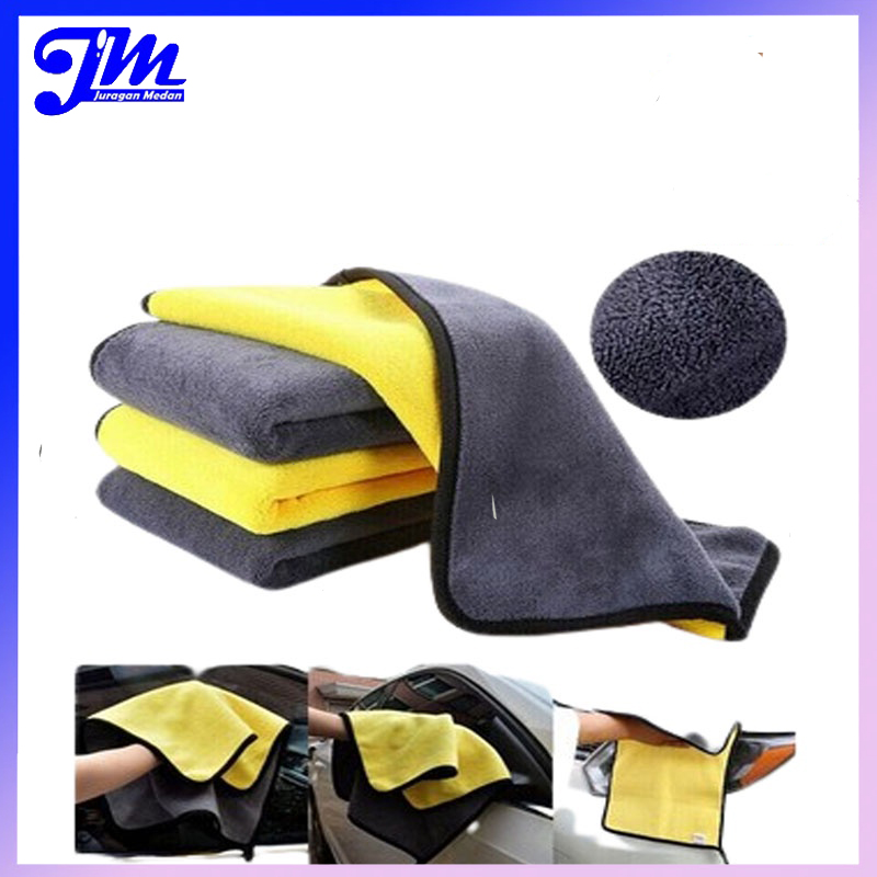 KAIN LAP MICROFIBER 30X30CM - KAIN LAP KACA MOBIL 2 SISI HALUS | Lazada ...